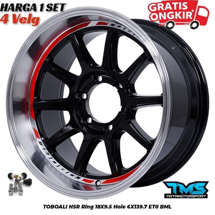 Jual jual velg mobil racing r18x95 for terrano, pajero, hardtop, dll ...