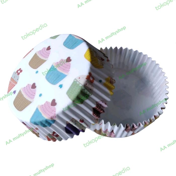 Jual Cup Roti Laminasi Bulat 8 Cm 200 Pcs ( Color Cake ) Di Seller Shin ...