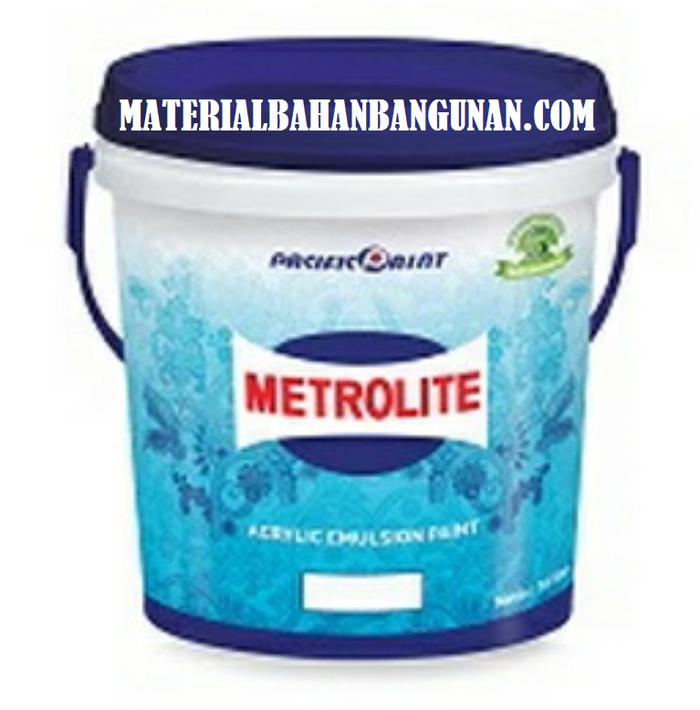 Jual Cat Tembok Metrolite Putih Kebiruan Cat Plafon Gypsum 1kg Atap ...