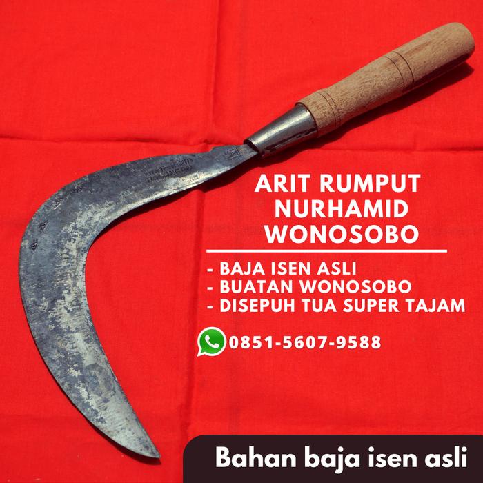 Jual Arit Sabit Rumput Wonosobo Nurhamid, Baja Isen Asli Sanmai Super Tajam - Kab. Kudus - PUSAT ...
