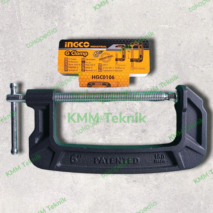 Jual KLEM KAYU TIPE C G 6" INGCO ALAT PENJEPIT PRESS KAYU CLAMP 6 INCH ...