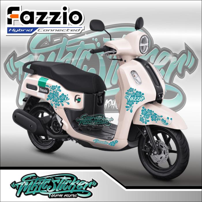 Jual STIKER YAMAHA FAZZIO 125CC UNTUK WARNA MOTOR WARNA putih - Kab ...
