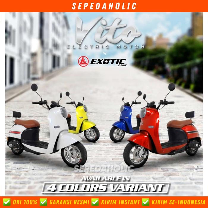 Jual Sepeda Motor Listrik EXOTIC VITO Electric E Bike 1000 Watt ...