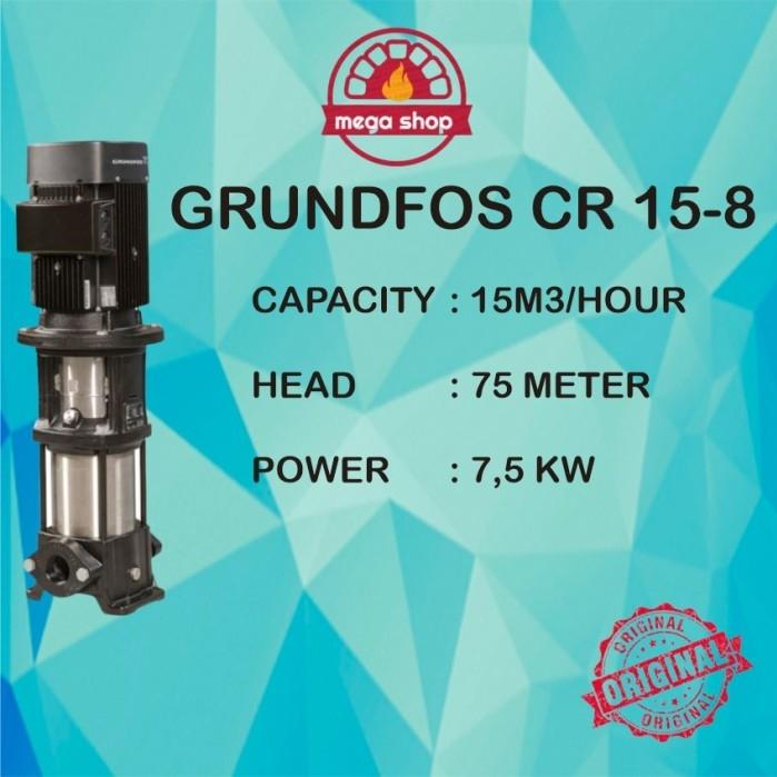 Jual GRUNDFOS CR 15-8, Vertical Multistage Pump, Transfer Pump,Jockey ...