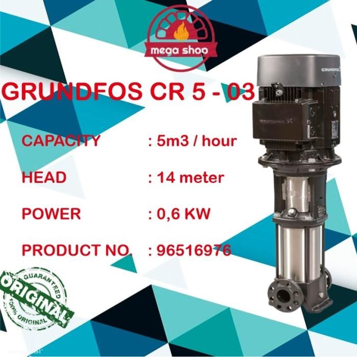 Jual GRUNDFOS CR 5-03,Vertical Multistage Pump,Pompa Transfer,Jockey ...