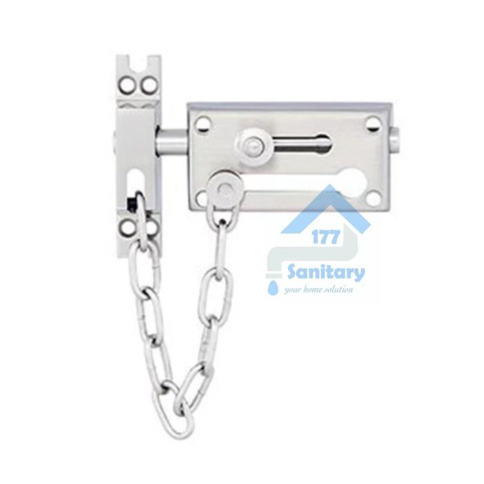 Jual Grendel rantai FR- Kunci pintu lock door kunci rantai apartemen ...