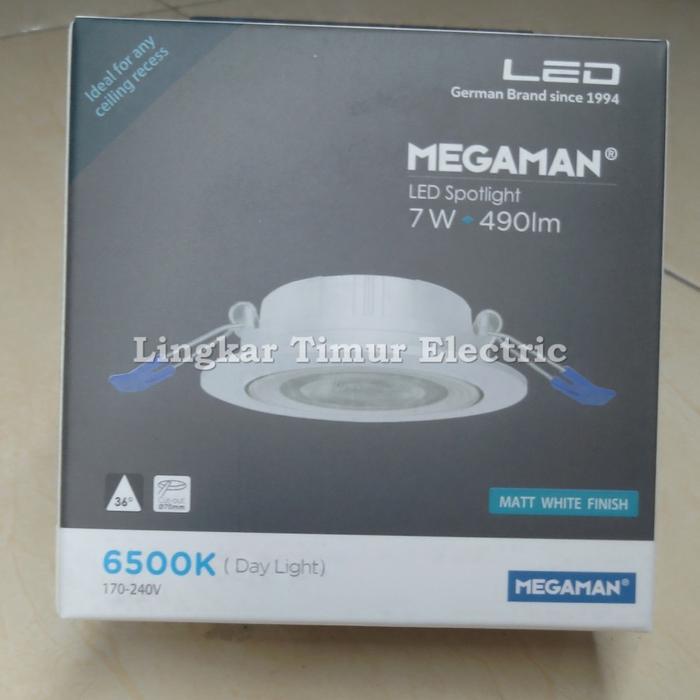 Jual Lampu LED Spotlight 7 Watt MEGAMAN 2.5 Inch 6500K - Putih MQTL2048 ...