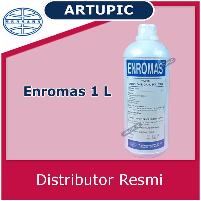 Jual Enromas 1 Liter Obat Ayam Diare CRD Snot Cholera Diare Pilek ...