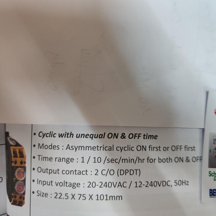 Jual Analog timer dinrail mounting 800XC selec - Jakarta Pusat - Prima ...