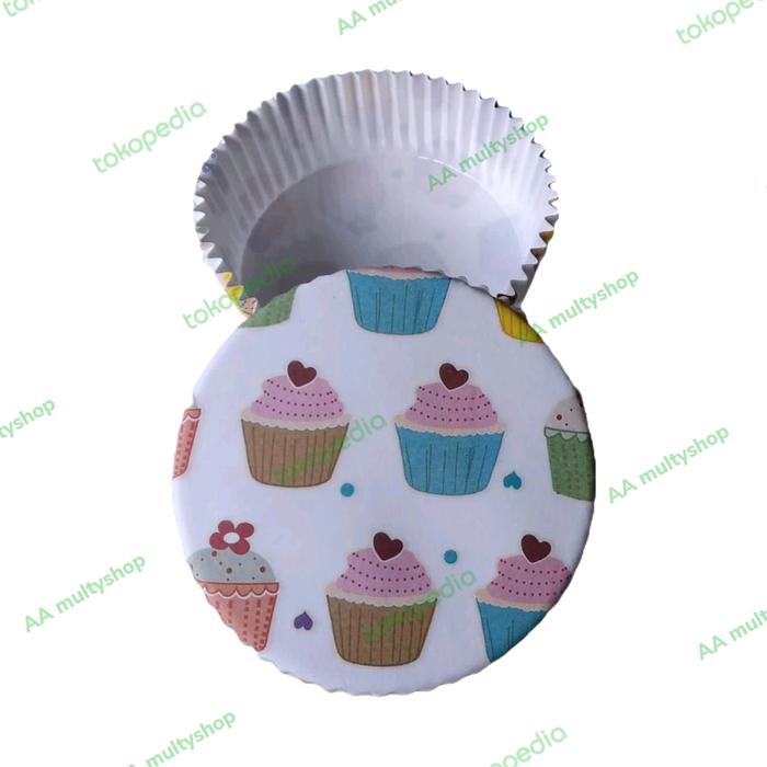Jual Cup Roti Laminasi Bulat 8 Cm 200 Pcs ( Color Cake ) Di Seller Shin ...