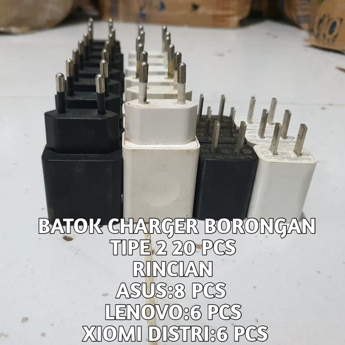 Jual batok charger ory bawaan hp borongan 20 pcs tipe 2 asus lenovo ...