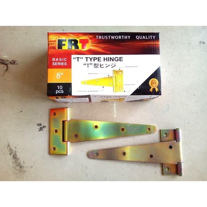 Jual engsel T pintu pagar gudang besar tebal 8"inch engsel besar gudang ...