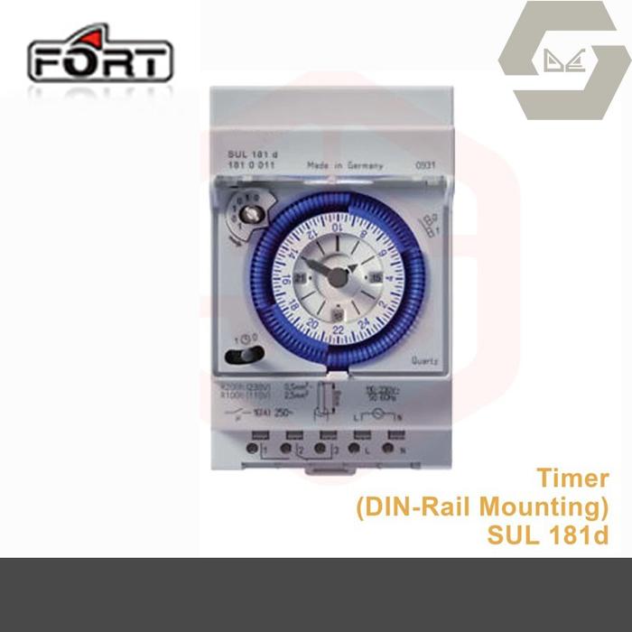 Jual Timer Switch Analog SUL 181H / SUL181H Fort Original Bukan Theben ...