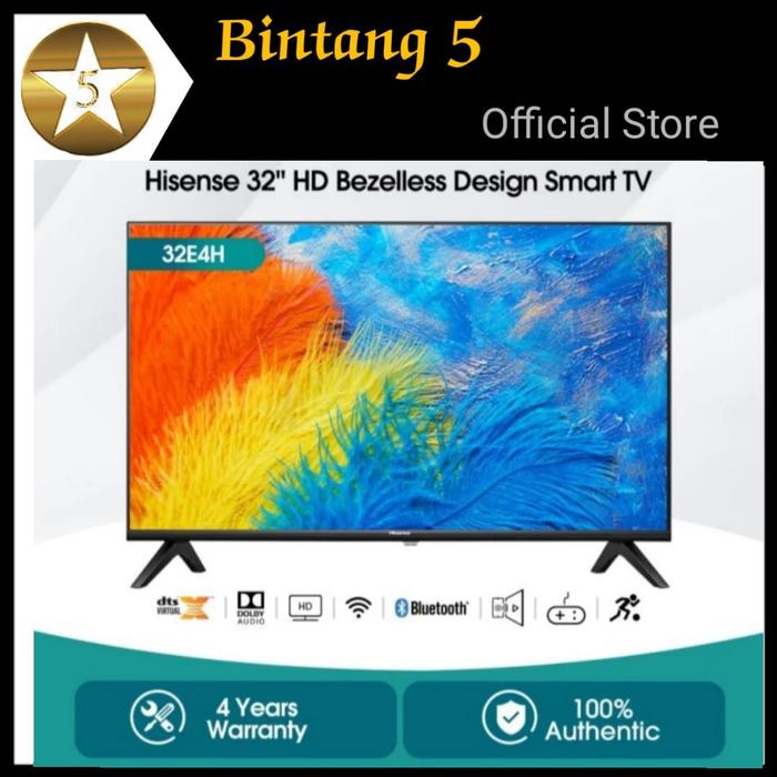 Jual SMART TV 32 INCH HISENSE 32E4H LED TV 32 INCH SMART TV 32" digital ...
