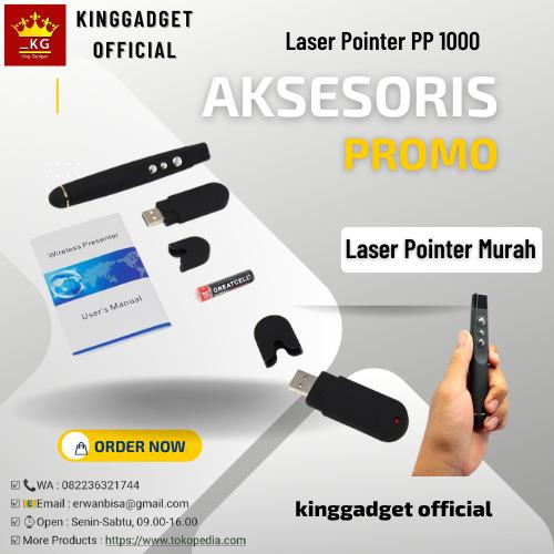 Jual LASER POINT PRESENTER PP 1000 / POINTER PRESENTASI KANTOR LED MERAH - Kota Surabaya ...