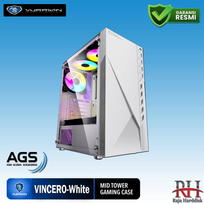 Jual VURRION VINCERO White ARGB Tempered Glass Mid-Tower ATX Gaming Case - Jakarta Pusat - Raja ...