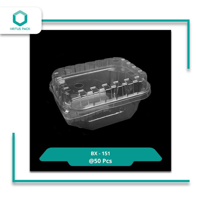 Jual Virtuspack / Tray Mika Sayur / Mika Box Plastik/ BX-151 / 50 pcs ...