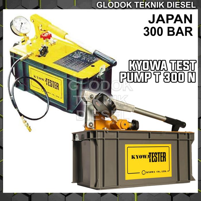 Jual Kyowa Test Pump T 300 N JAPAN 300 BAR KG Hydraulic Pressure ...