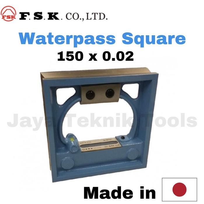Jual Waterpass Square Precision Level 150 x 0.02 6" inch FSK Jepang ...