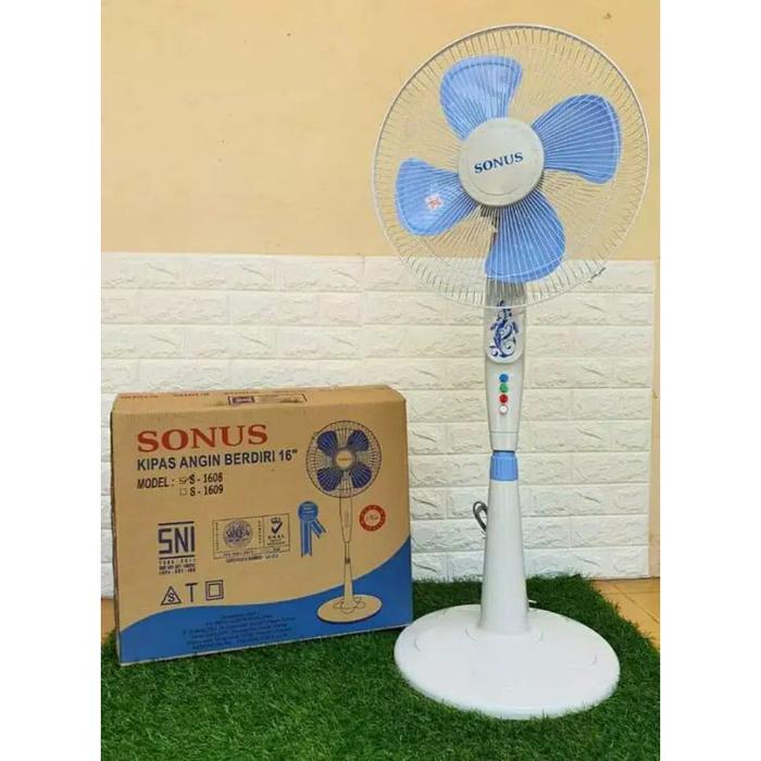 Jual KIPAS ANGIN BERDIRI / STAND FAN 16 INCH SONUS 1608 KB - Kota ...