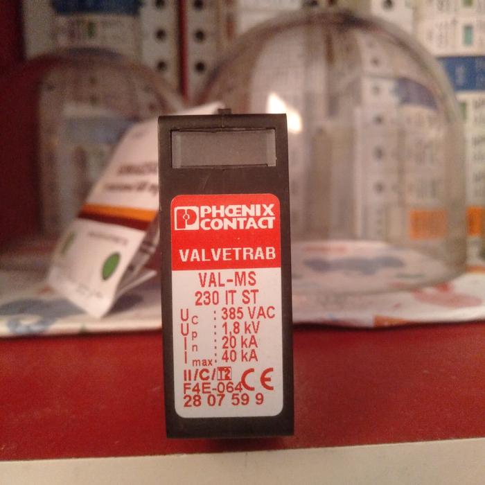 Jual modul/mata arrester Phoenix valvetrab val-ms 230 St 285vac 1kv ...