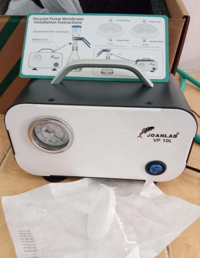 Bomba De Vacio Refrigeracion Lab Vacuum Pump Portable Oilless Diaphragm ...