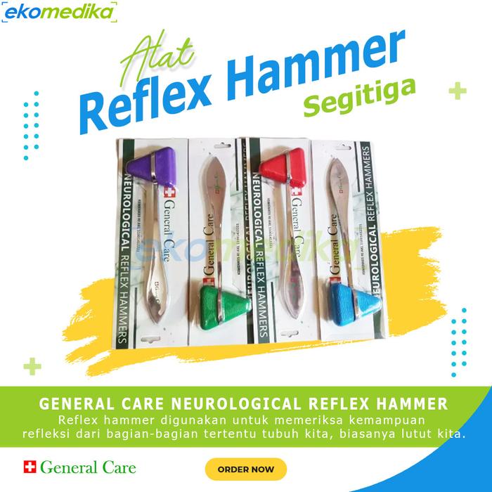 Jual Neurological Reflex Hammer Segitita / Palu Refleks General Care GC ...