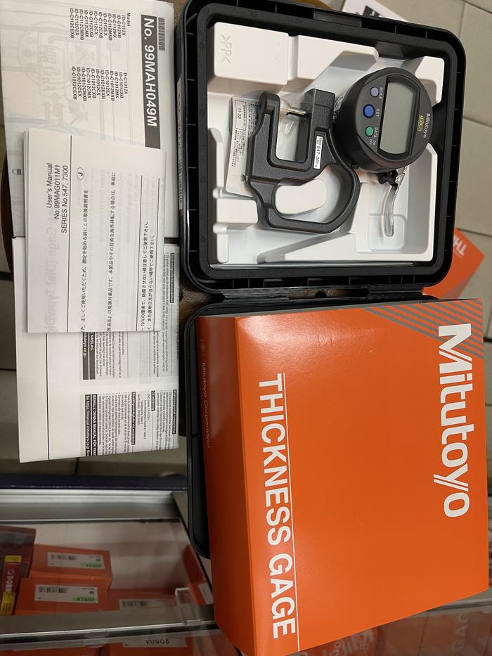 Jual Thickness Gauge Mitutoyo Digital 0-10mm (0.01) 547-301AOriginal ...