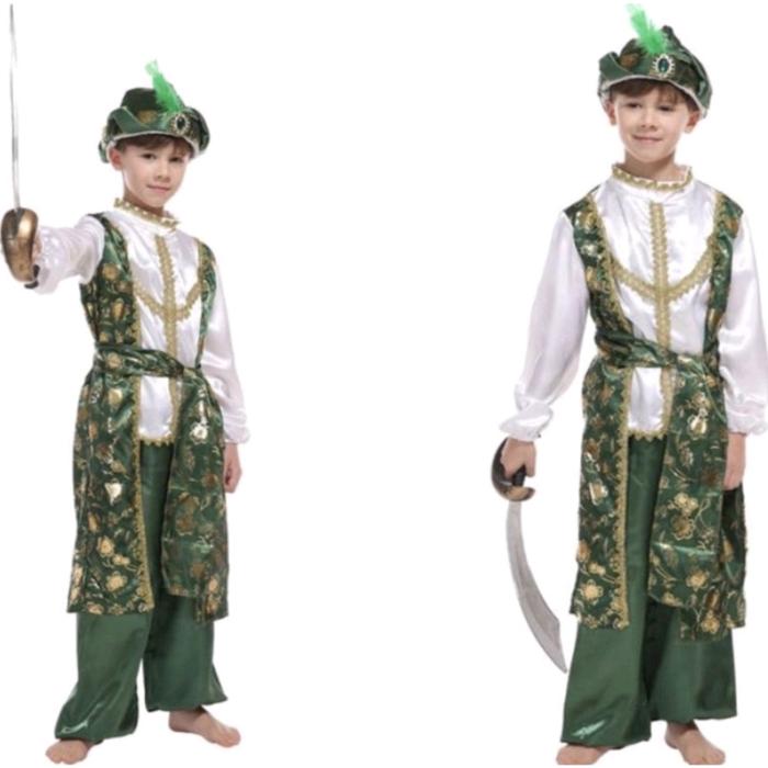Jual kostum raja arab aladin / arabian king costume boy cosplay aladdin ...