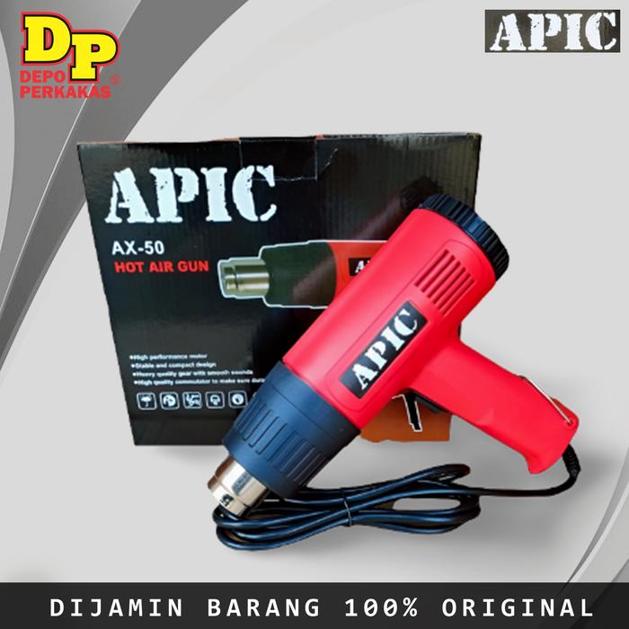 Jual Pemanas Stiker Plastik Sablon Hot Air Gun Apic Ax 50 Heat Gun Pistol - Kota Tangerang ...