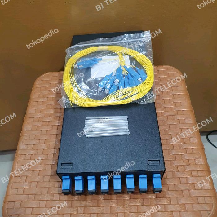 Jual odf 8 core SC fullset / Otb 8 core SC lengkap pigtail / roset 8 ...
