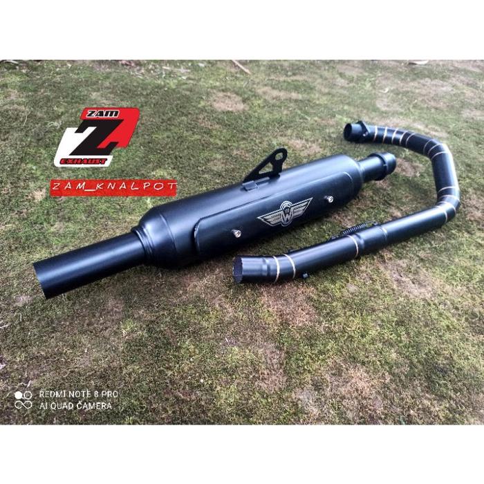 Jual Knalpot Japstyle Custom Model w175 Stainless GL Tiger Megapro ...