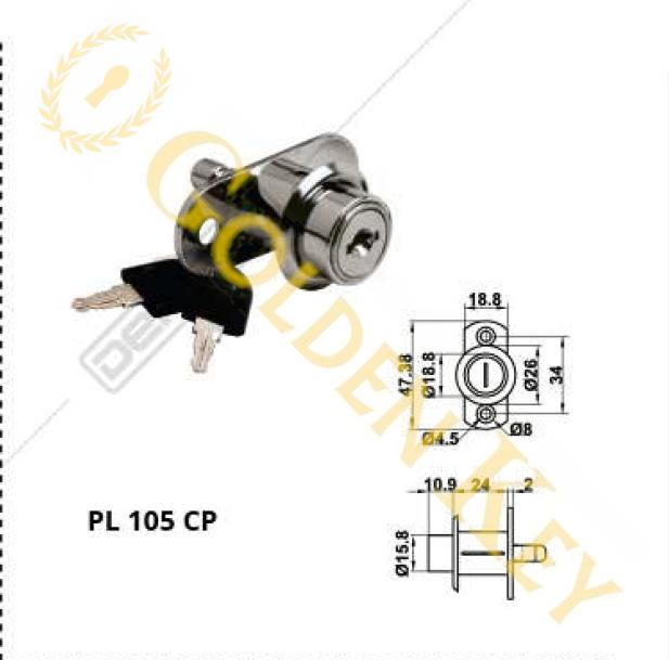 Jual Kunci Laci Dekkson Dekson Push lock Lemari Etalase Kaca Tusuk PL ...