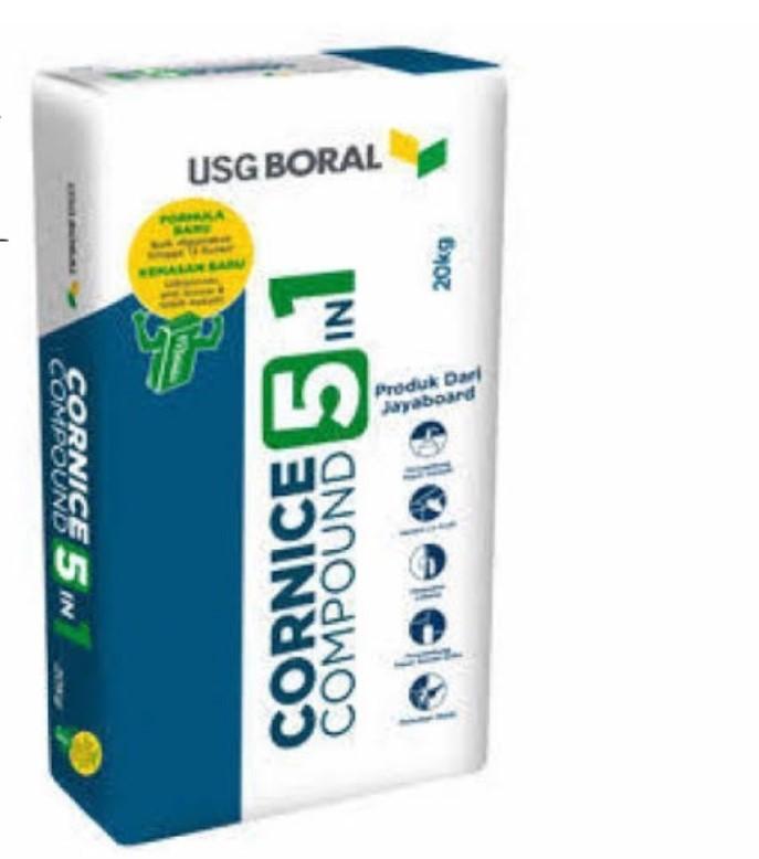 Jual Kompon Cornice Gypsum Jayaboard 5 in 1 - Compound - Jakarta ...