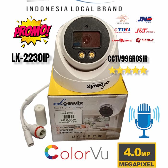 Jual Cctv ip Camera 4mp loewix mic audio full color LX-2230IP - Jakarta ...