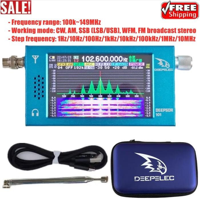 Jual DeepSDR 101 Software Defined Radio SDR Radio Receiver FM/AM/LW/MW/SW/A - Kota Semarang ...