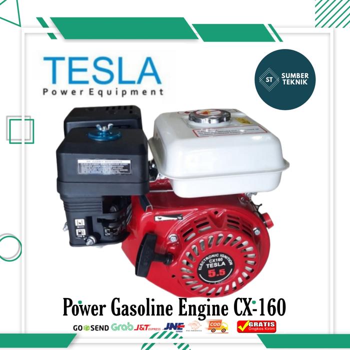 Jual Mesin Penggerak Bensin TESLA Power Gasoline Engine 5.5 HP GX 160 ...