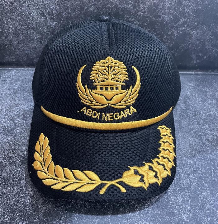 Jual Topi Jaring Korpri PNS Golongan 4 (Hitam) - Topi Korpri Golongan 4 ...