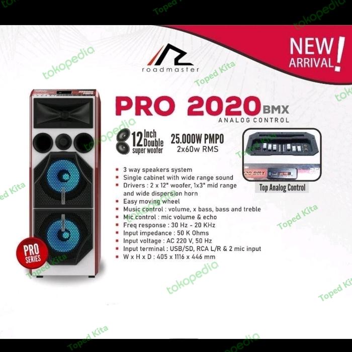 Jual Speaker Aktif Roadmaster PRO-2020BMX | PRO2020BMX 2020 BMX PRO2020 ...