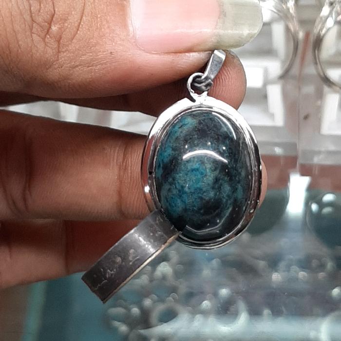 Jual Batu Badar Besi Hijau Nempel Magnet Liontin Monel Di Seller Velvet ...