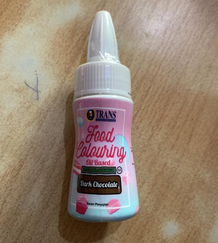 Jual Trans coloring dark chocolate 50 gr pewarna makanan coklat Tua ...