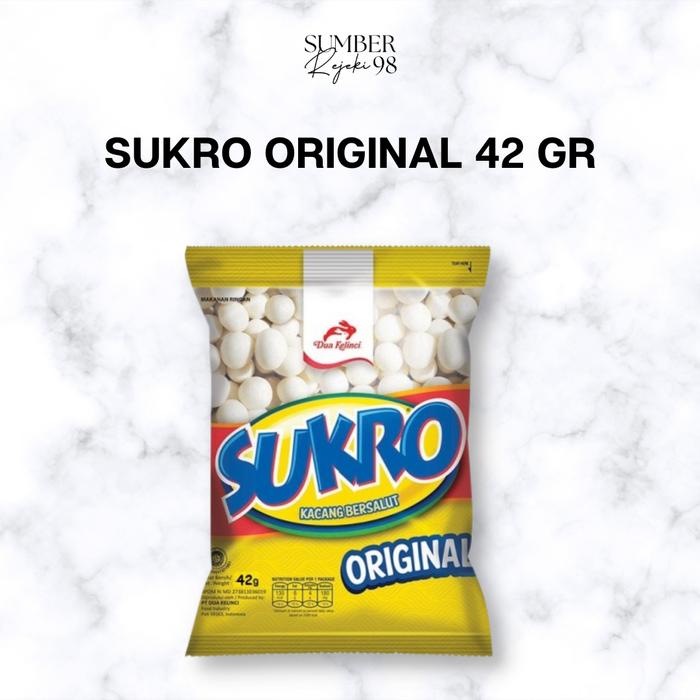 Jual Kacang Sukro Original 42gr Sukro Dua Kelinci Kacang Bersalut ...