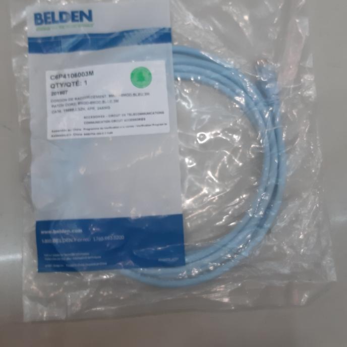 Jual Belden UTP Patch Cord 3m Cat6, Kabel Jumper, puch Cable, cat 6 ...