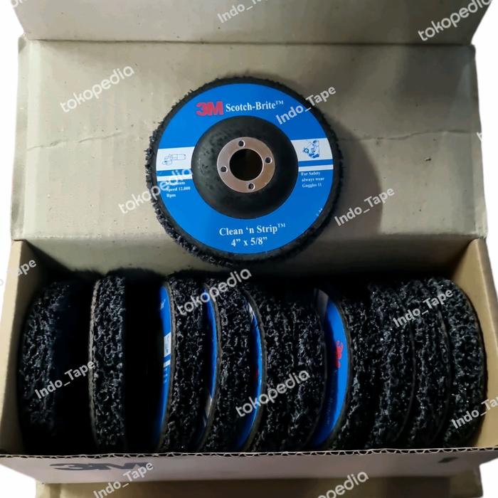 Jual 3M Scotch brite 3M Clean ' n Strip / Amplas Perontok Cat Dan Karat ...