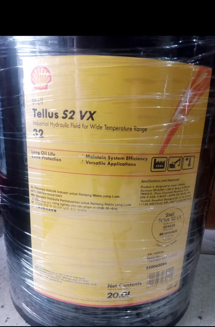 Jual oli hidrolik SHELL TELLUS S2 VX 32 - Jakarta Barat - Kiosk Oli | Tokopedia