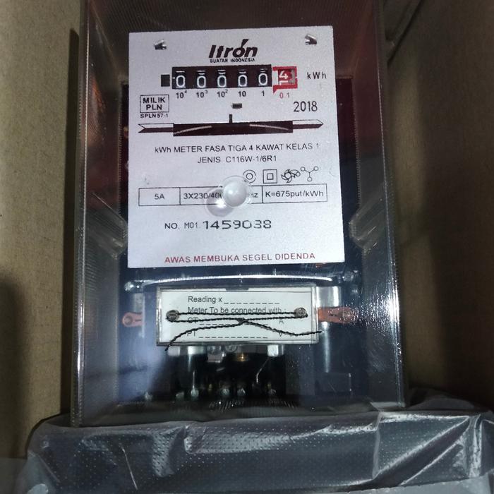 Jual kwh meter 3 phase merk itron 5a single tarif - Kota Bekasi - tunas ...