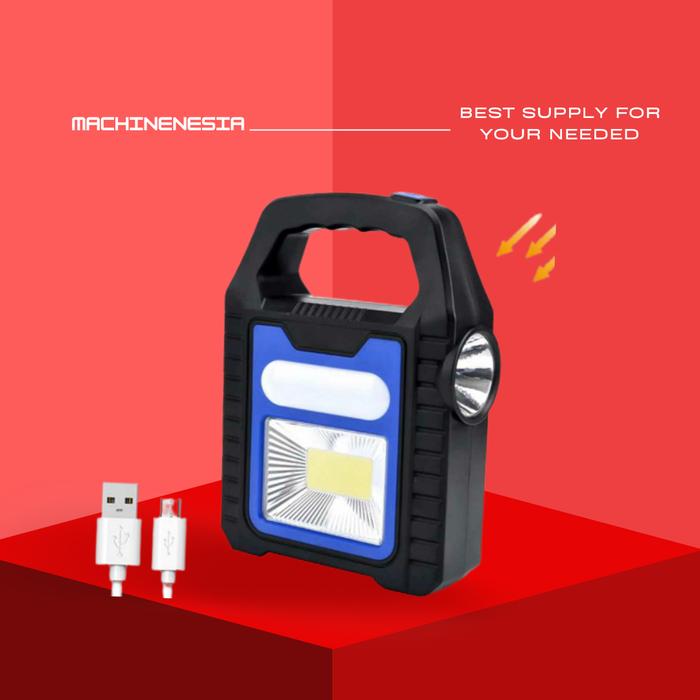 Jual LAMPU EMERGENCY CAS TENAGA SURYA SOLAR CELL + SENTER LED ...