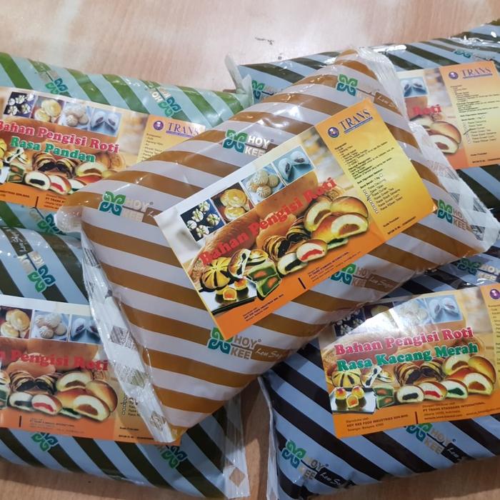 Jual Trans Bun inti red bean isian Filling roti pao kacang merah 1kg ...