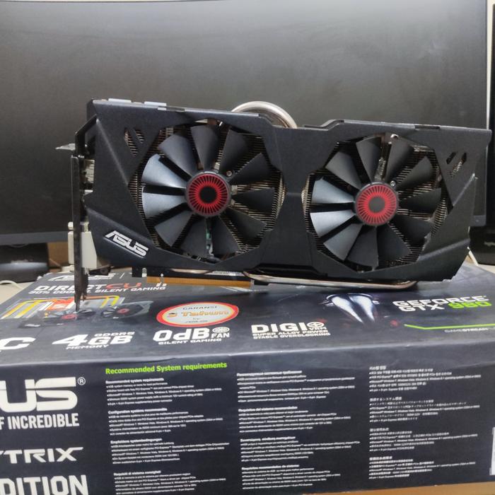 Jual Asus strix GTX980 GTX 980 Nvidia Geforce 4 GB - Kota Cimahi ...