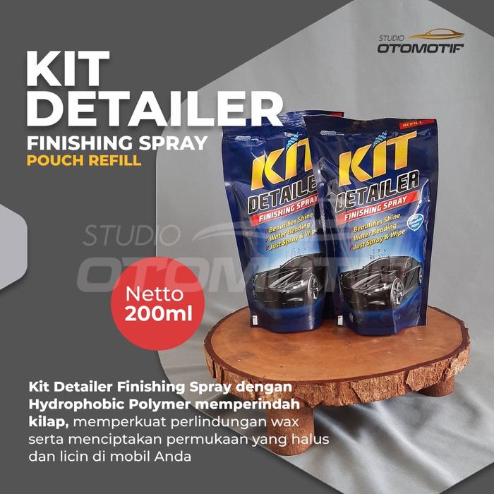 Jual CAIRAN PENGKILAP BODY MOBIL MOTOR POUCH 200ML KIT DETAILER ...
